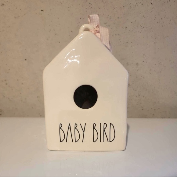 Rae Dunn | Accents | Rae Dunn Baby Bird Birdhouse Ceramic White Decor ...